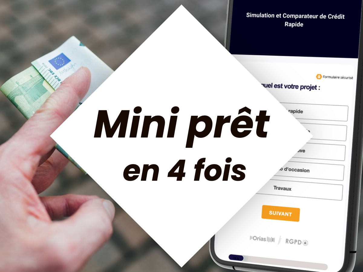 Mini prêt en 4 fois : vos possibilités de mini crédit